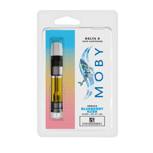 Blue Moon Hemp Delta 8 THC Vape Cartridge - The Calm Leaf