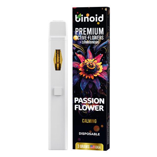 Binoid Premium Active Flowers + Cannabinoids 3G Disposable Vape Pen ...