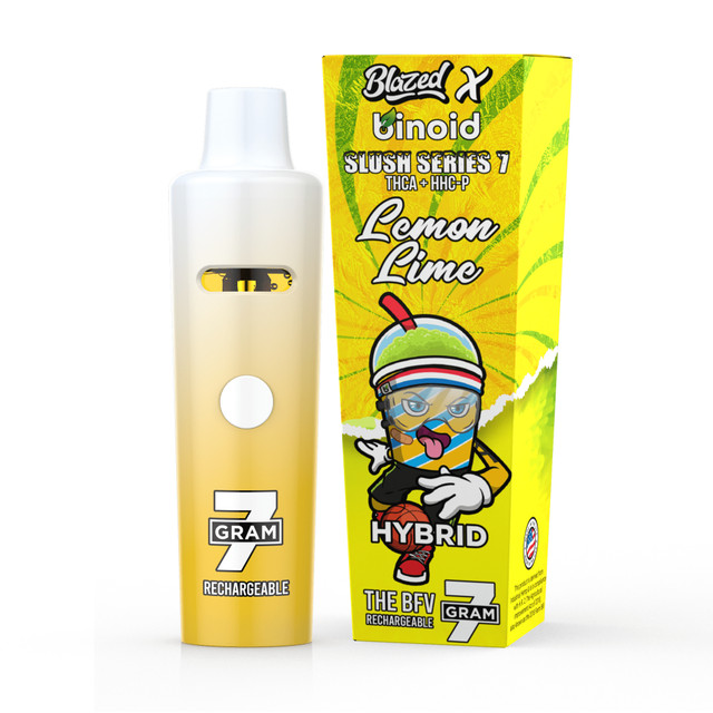 Blazed x Binoid Slush Series THCA Live Resin Blend 7G Disposable Vape ...
