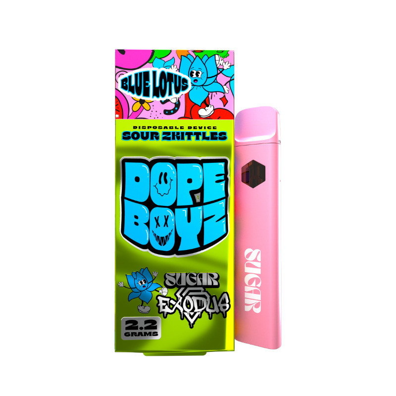 Exodus x Sugar Dope Boyz Blue Lotus Disposable Vape Pen - Calm Leaf