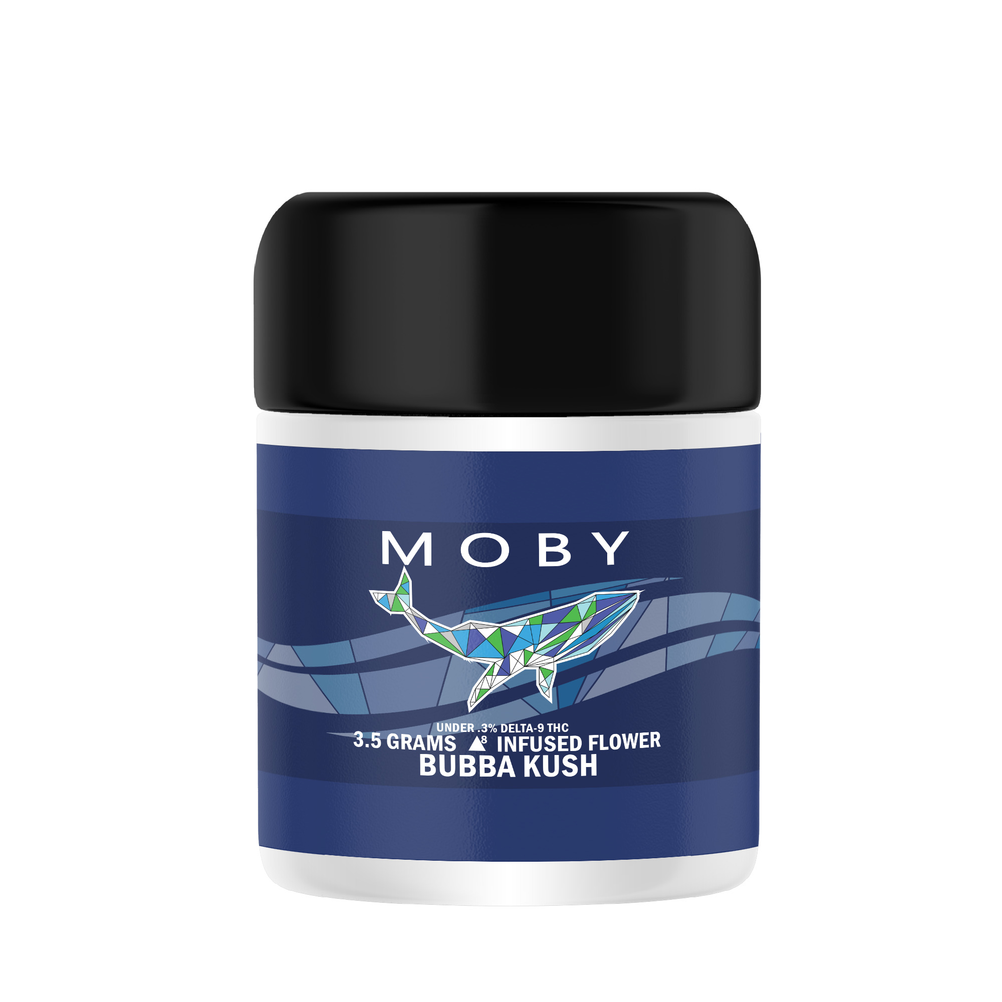 Moby Hemp Delta 8 THC Flower - The Calm Leaf