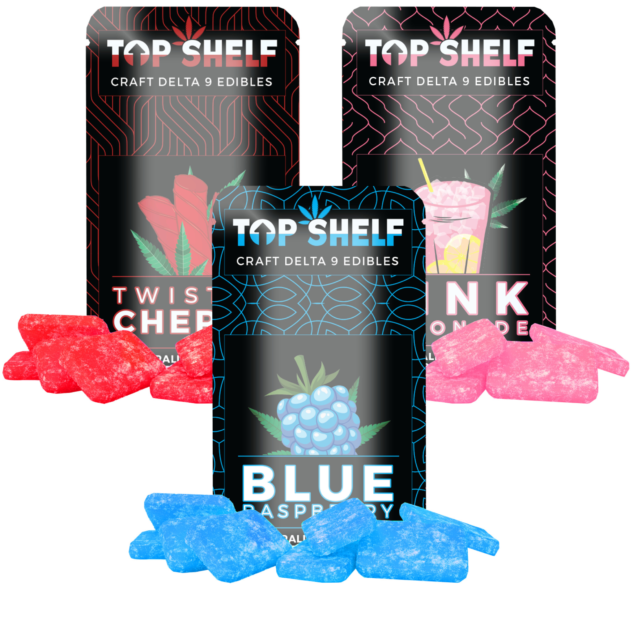 Top Shelf Hemp Co. Delta 9 THC Gummies - The Calm Leaf