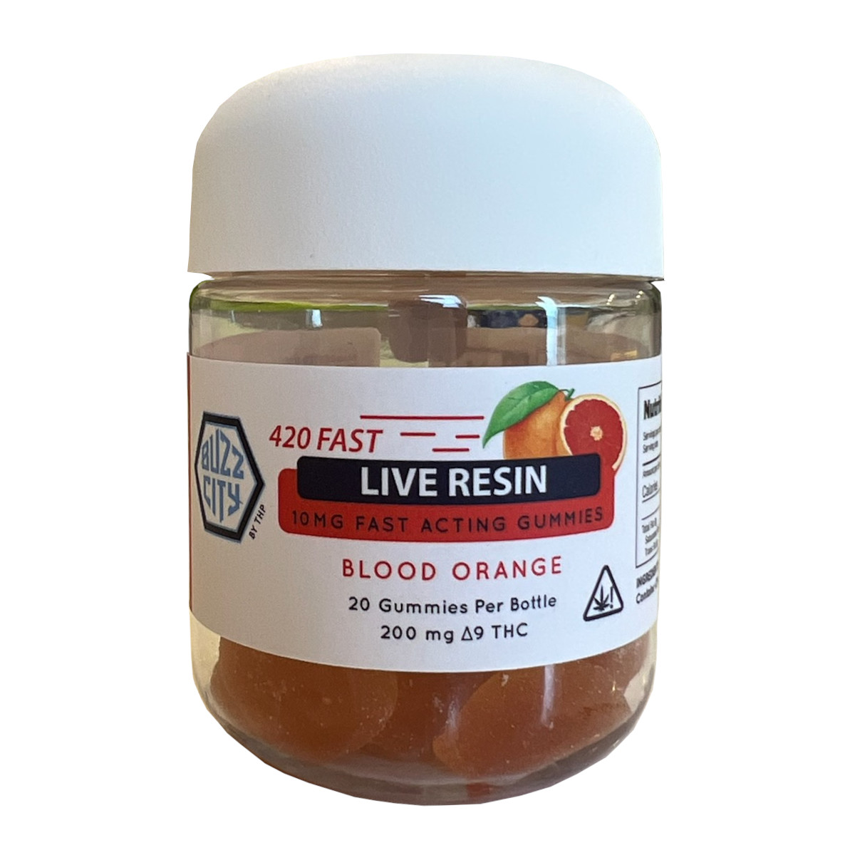 Buzz City 420 Fast Live Resin Nano Infused Delta 9 THC Gummies - The ...