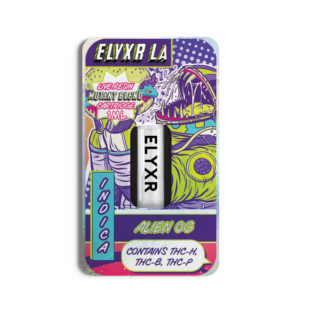 Elyxr THC-H + THC-B + THC-P Live Resin Mutant Blend Vape Cartridge ...