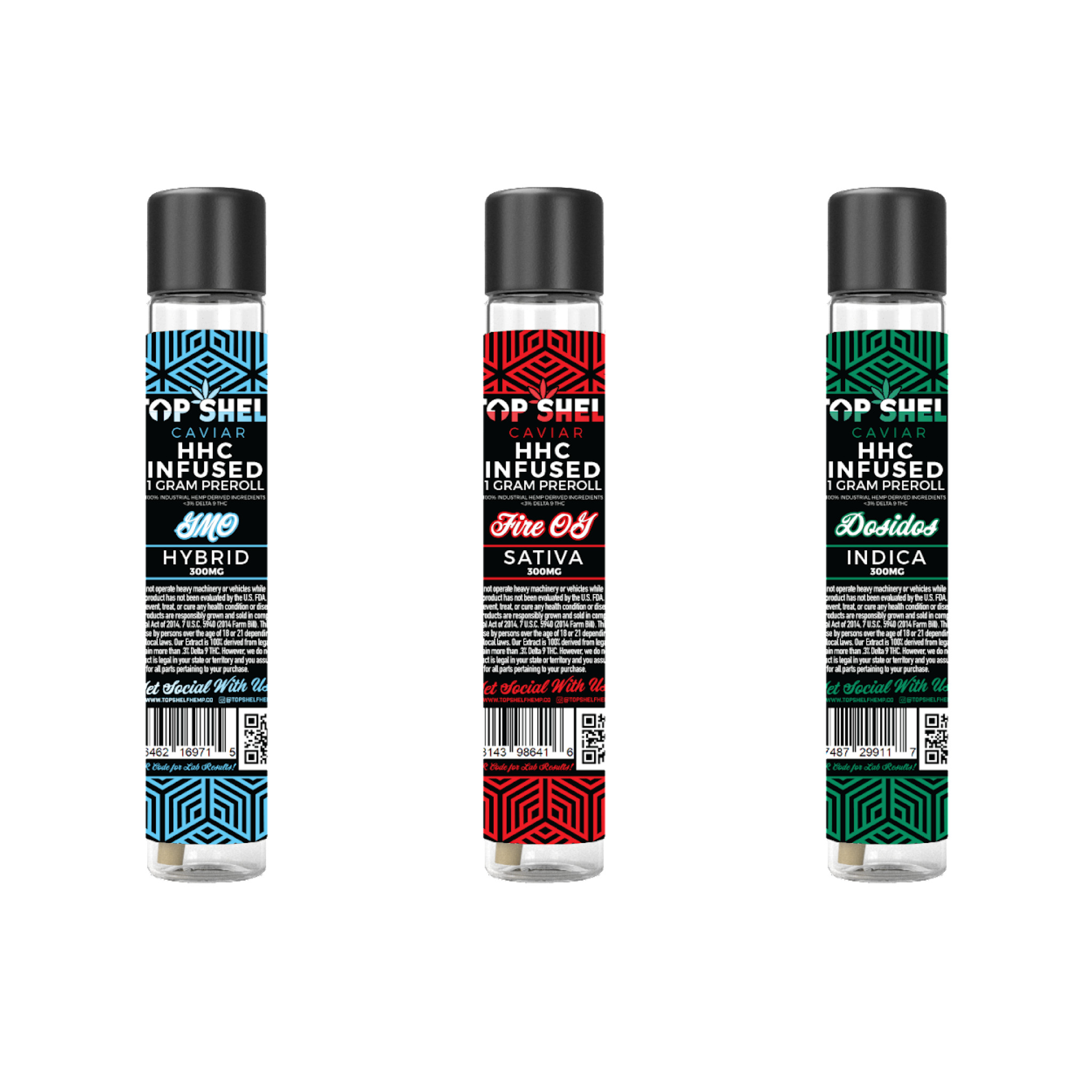 Top Shelf Hemp Co. HHC Caviar Pre-Roll - The Calm Leaf
