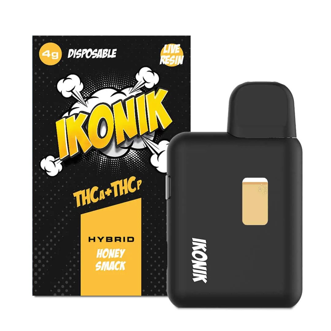 IKONIK THCA + THCP Live Resin 4G Disposable Vape Pen - The Calm Leaf