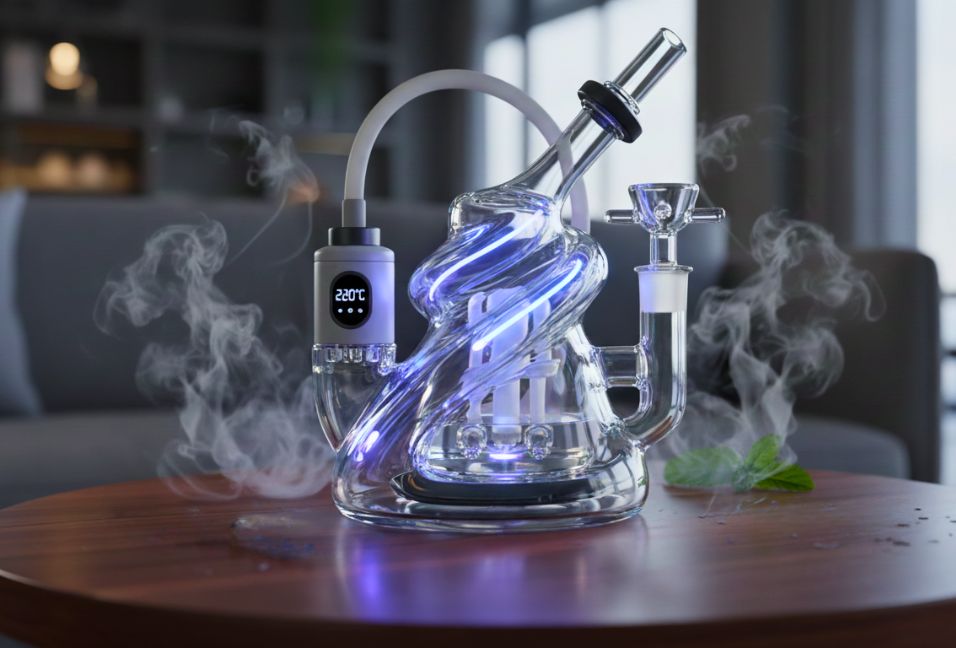 The Next Popular Hybrid Smoking Device: Glass Bubbler - Calm Leaf