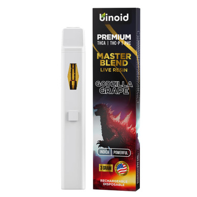 Binoid Master Blend THCA + THCP + PHC Live Resin 3G Disposable Vape Pen ...