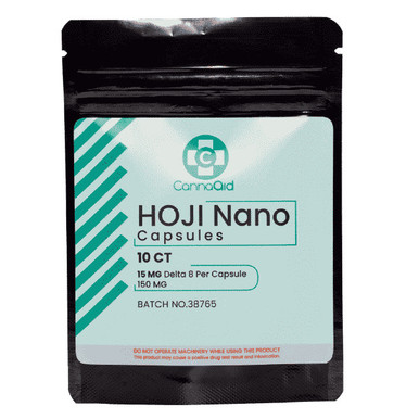 CannaAid Delta 8 THC Hoji Nano Capsules - Calm Leaf