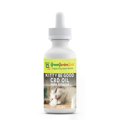 Green Garden Gold Kitty Be Good CBD Cat Oil - Calm Leaf