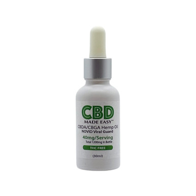 CBD Made Easy Novid Viral Guard CBDA + CBGA Hemp Oil - Calm Leaf