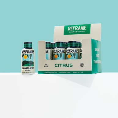 Reframe Cannabis Infused Spirit Mini Bottles - Calm Leaf