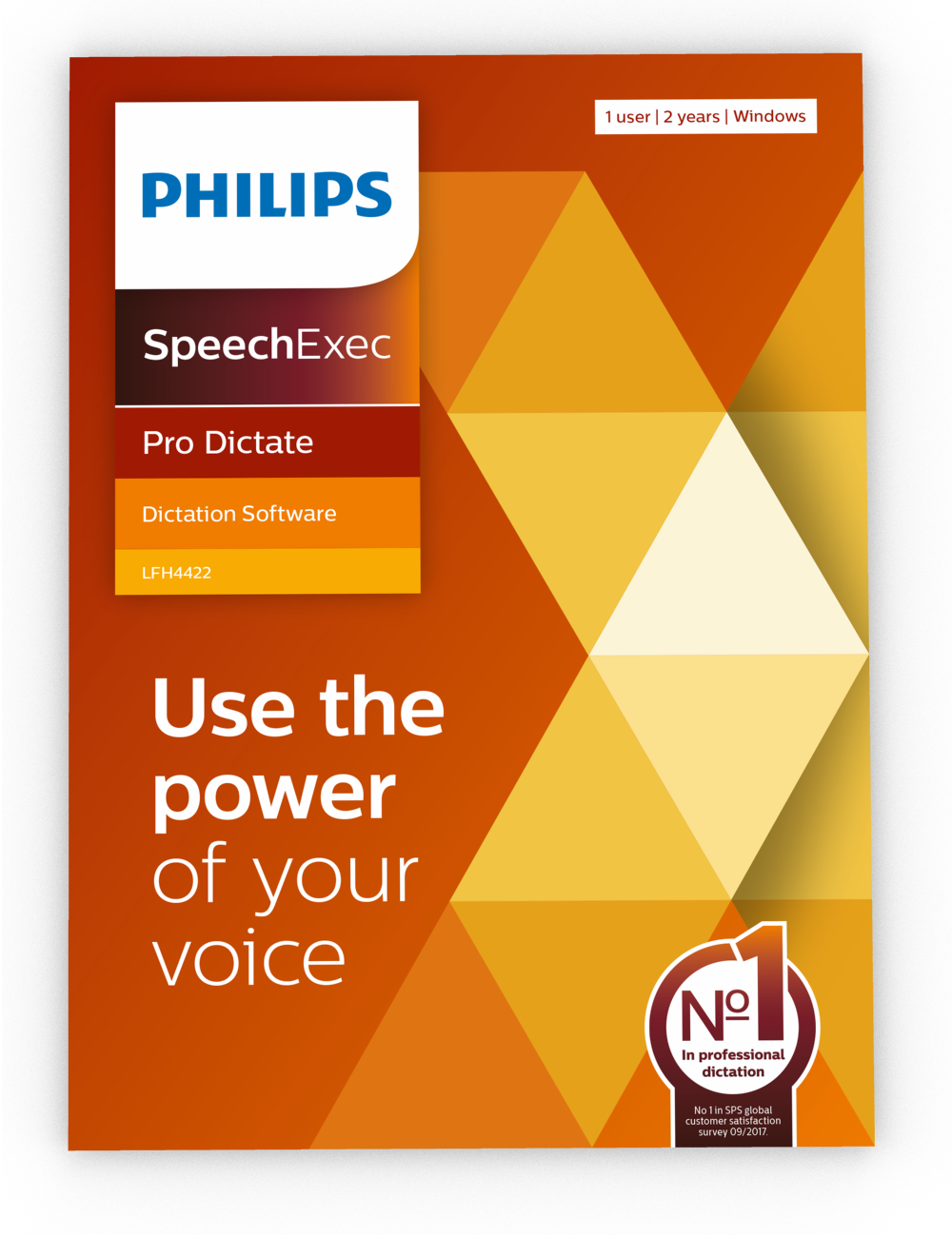 Philips LFH4412 SpeechExec Pro 12 Dictate 2-Year - Download