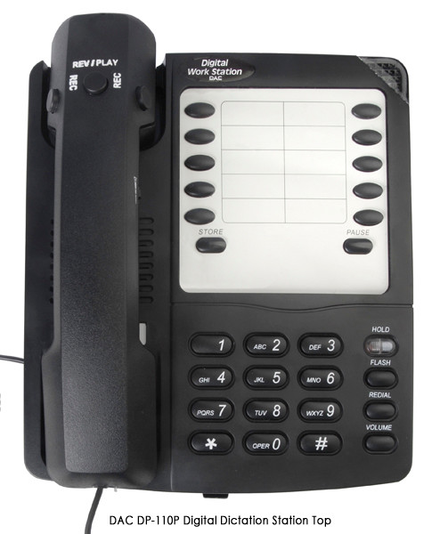 DAC DA-110RS Deluxe D-Phone Digital Dictate Station