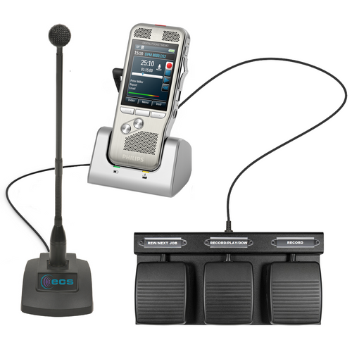 Philips DPM8000 Portable Voice Recorder - Hands-Free