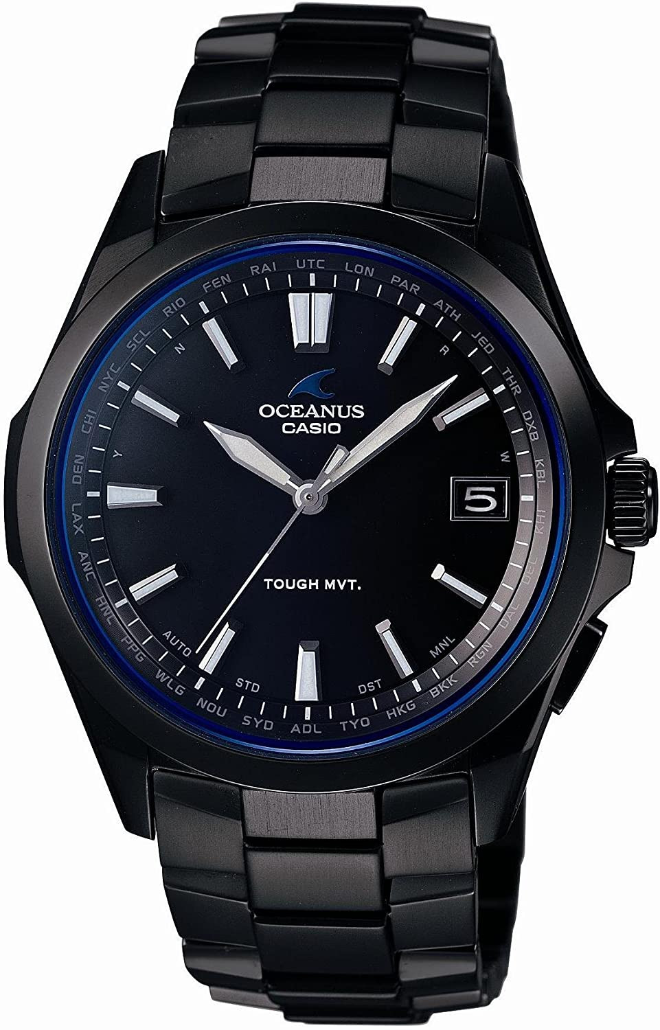 Casio Oceanus Black Titanium Solar Radio OCW-S100B-1AJF - Shopping In ...