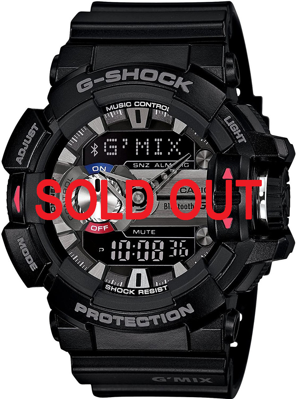 G-Shock | GBA400-1A | GBA-400-1AER | Bluetooth G'Mix Series