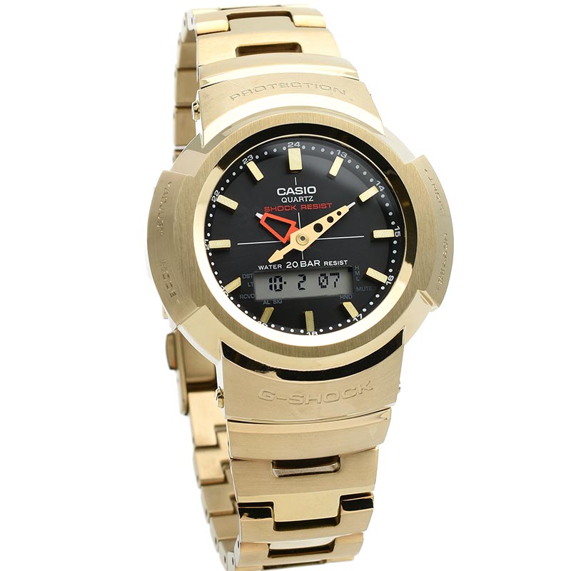 G-Shock AWM500GD-9A / AWM-500GD-9AER Digi-Ana Full Metal Gold IP