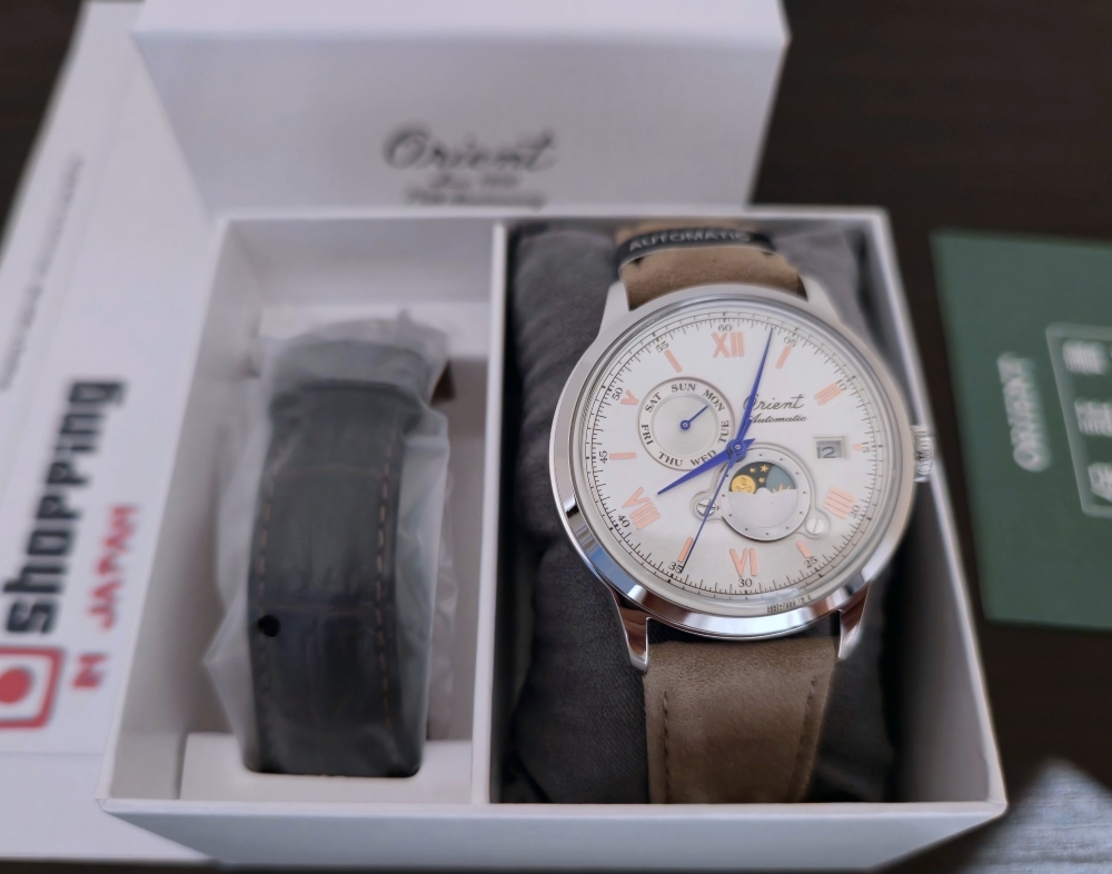 Orient Bambino SUN & MOON 75th Anniversary RN-AK0808S - Shopping In ...