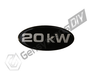 Generac 20Kw Badge - Oval 0G8504U - Gensys Parts DIY