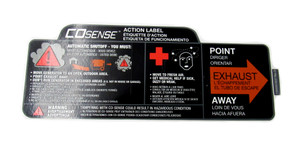 Generac Decal Co-Sense Action Label 10000033027