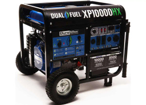 DuroMax XP10000HX 10,000-Watt/8,500-Watt 439cc Electric Start Dual Fuel ...
