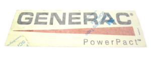 Generac Decal Power Pact 0K8205 - Gensys Parts DIY
