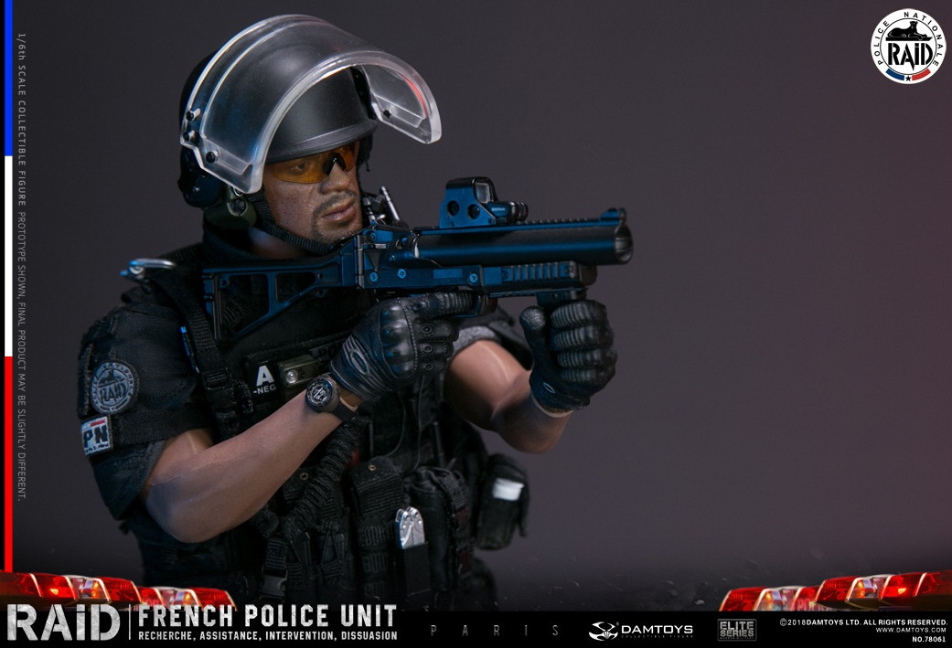 DAM TOYS FRENCH POLICE UNIT - RAID IN PARIS 1/6 SCALE ACTION FIGURE ...