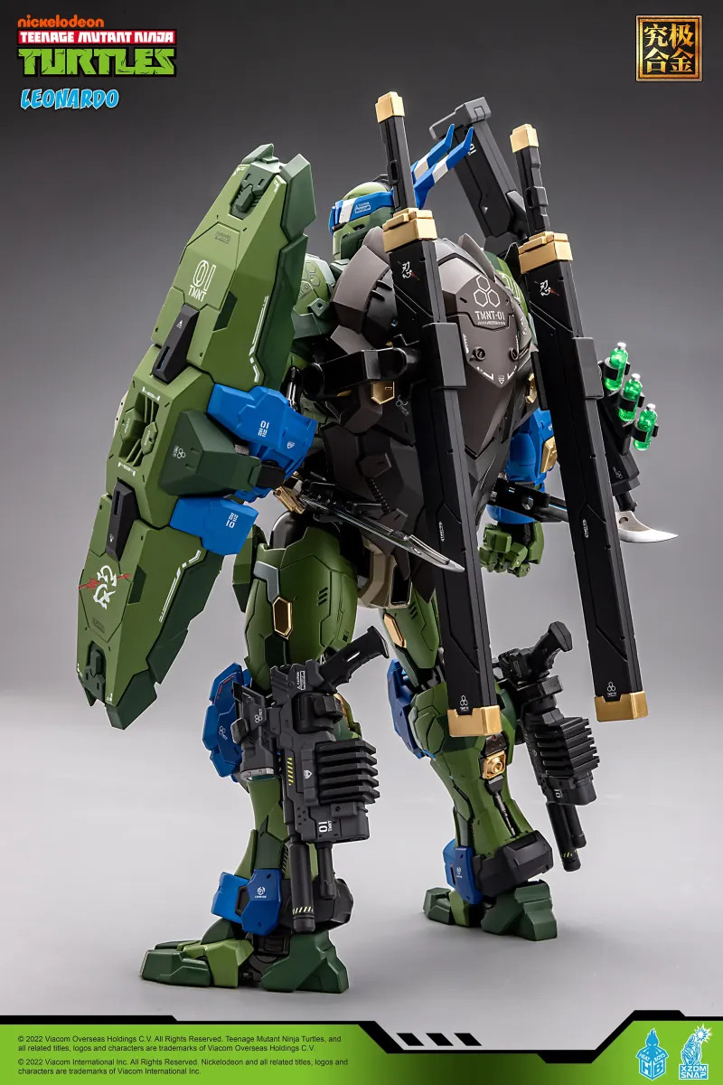 HeatBoys TMNT Leonardo Alloy Mecha Figure HB0012