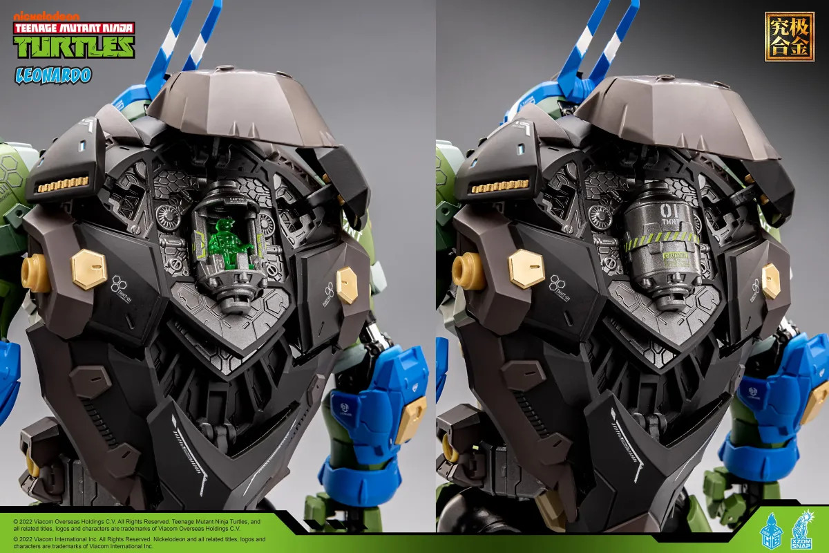 HeatBoys TMNT Leonardo Alloy Mecha Figure HB0012