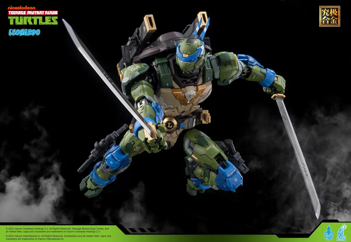 HeatBoys TMNT Leonardo Alloy Mecha Figure HB0012