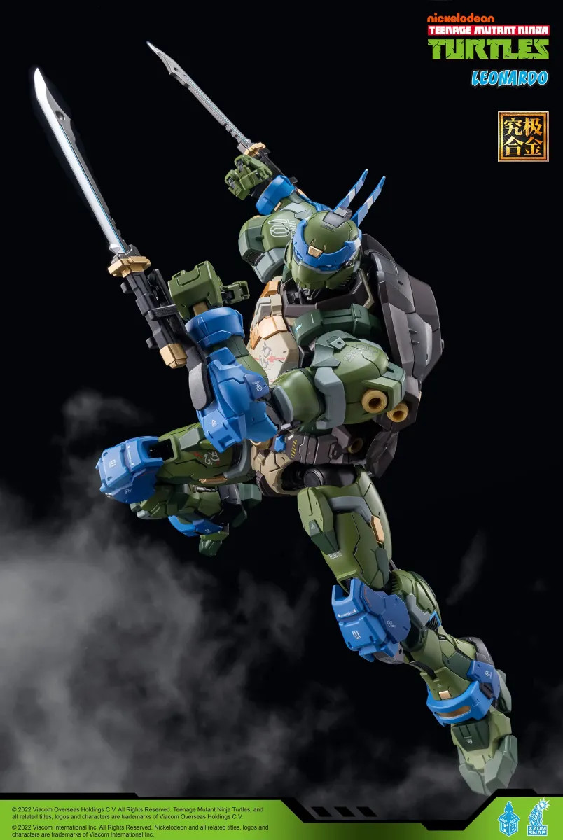 HeatBoys TMNT Leonardo Alloy Mecha Figure HB0012