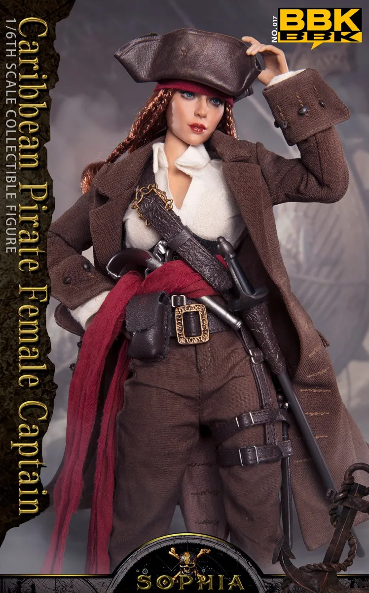 BBK Caribbean Pirate Female Captain Sophia BBK017