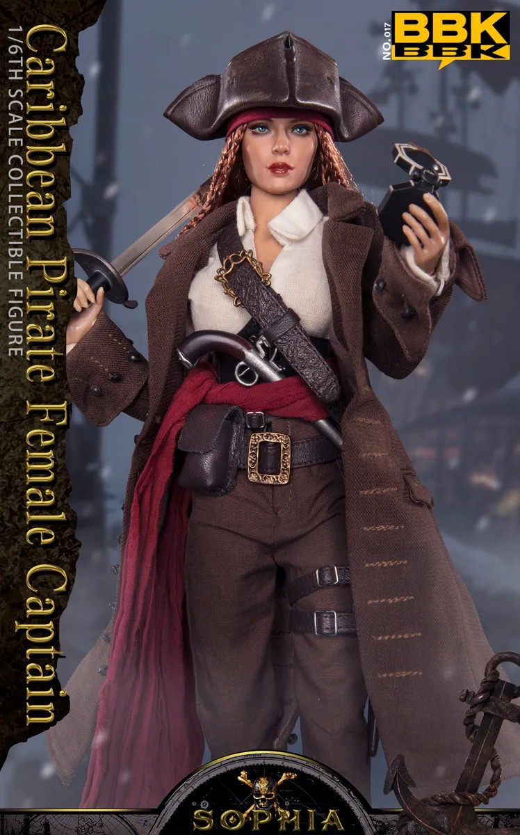 BBK Caribbean Pirate Female Captain Sophia BBK017