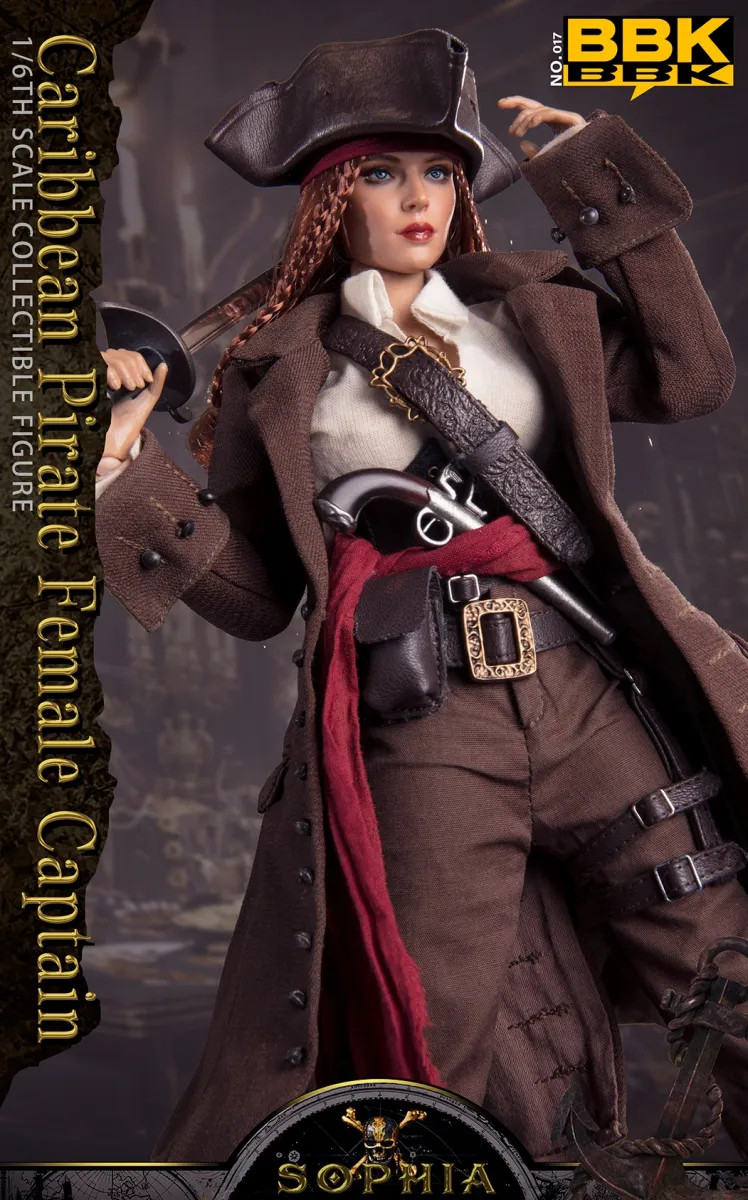 BBK Caribbean Pirate Female Captain Sophia BBK017