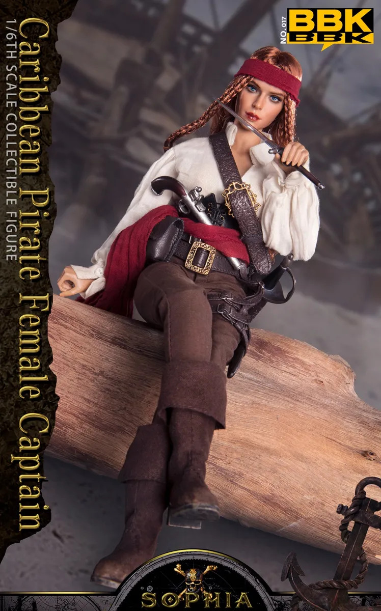 BBK Caribbean Pirate Female Captain Sophia BBK017