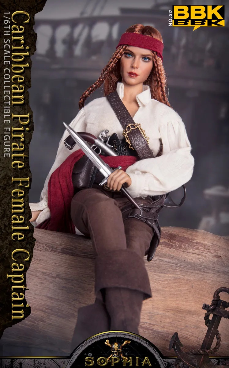 BBK Caribbean Pirate Female Captain Sophia BBK017