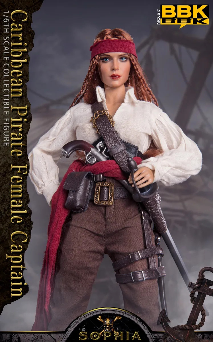 BBK Caribbean Pirate Female Captain Sophia BBK017