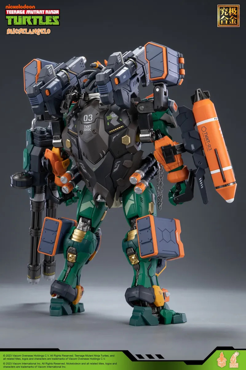 HeatBoys TMNT Michelangelo Alloy Mecha Figure HB0014