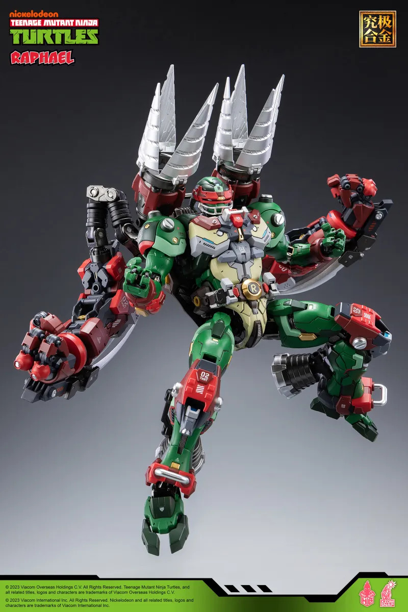 HeatBoys TMNT Raphael Alloy Mecha Figure HB0013