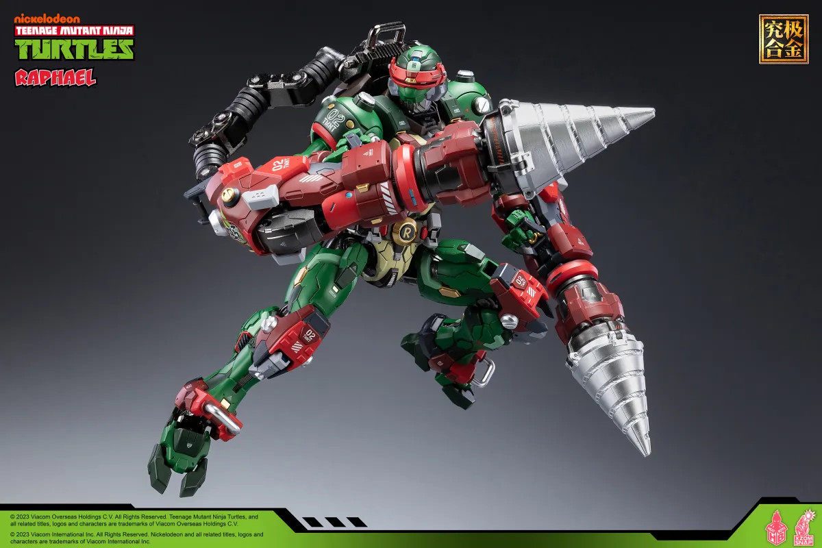 HeatBoys TMNT Raphael Alloy Mecha Figure HB0013