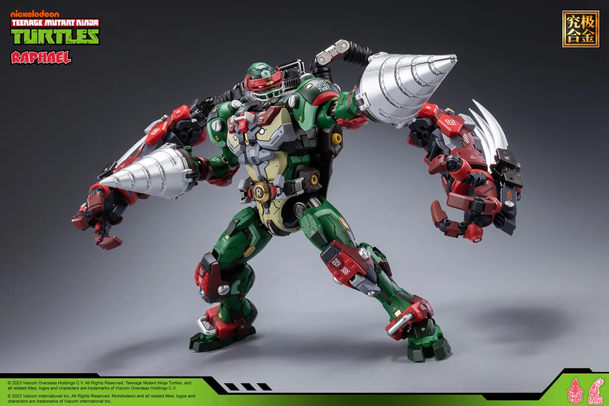 HeatBoys TMNT Raphael Alloy Mecha Figure HB0013