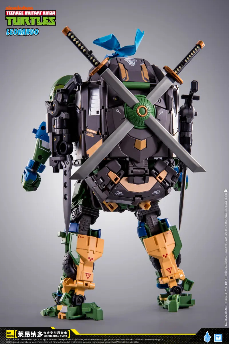 HeatBoys TMNT MechaTran Leonardo Mecha Figure HB0018