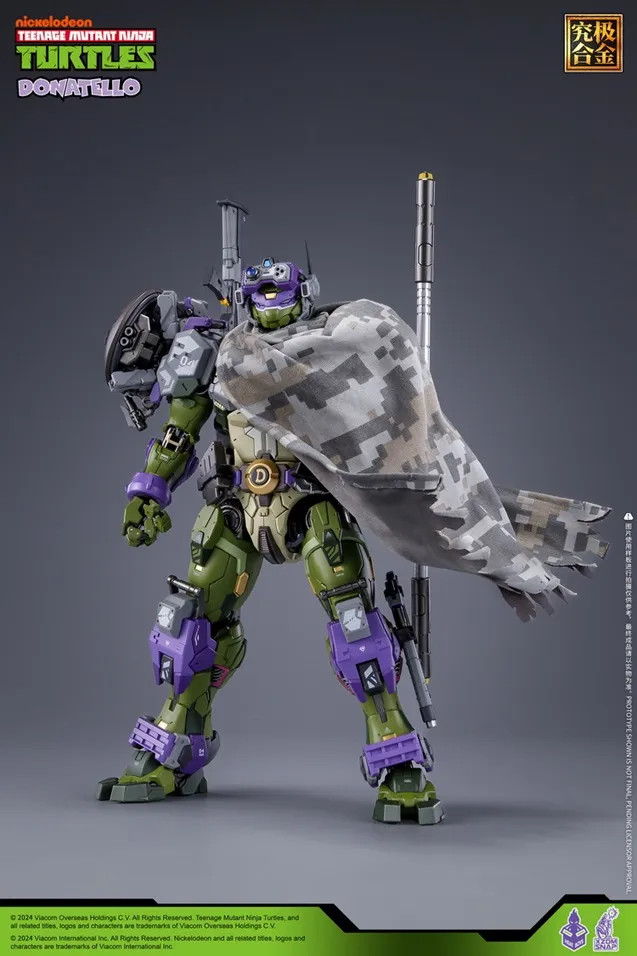 HeatBoys TMNT Donatello Alloy Mecha Figure HB0015
