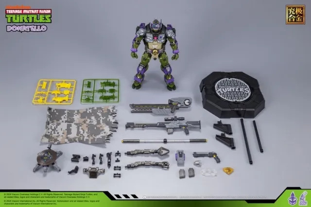 HeatBoys TMNT Donatello Alloy Mecha Figure HB0015