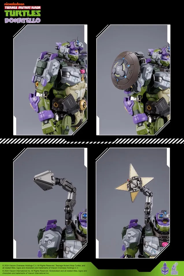 HeatBoys TMNT Donatello Alloy Mecha Figure HB0015