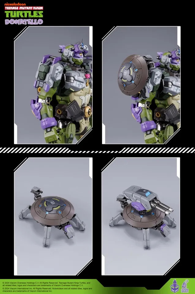 HeatBoys TMNT Donatello Alloy Mecha Figure HB0015