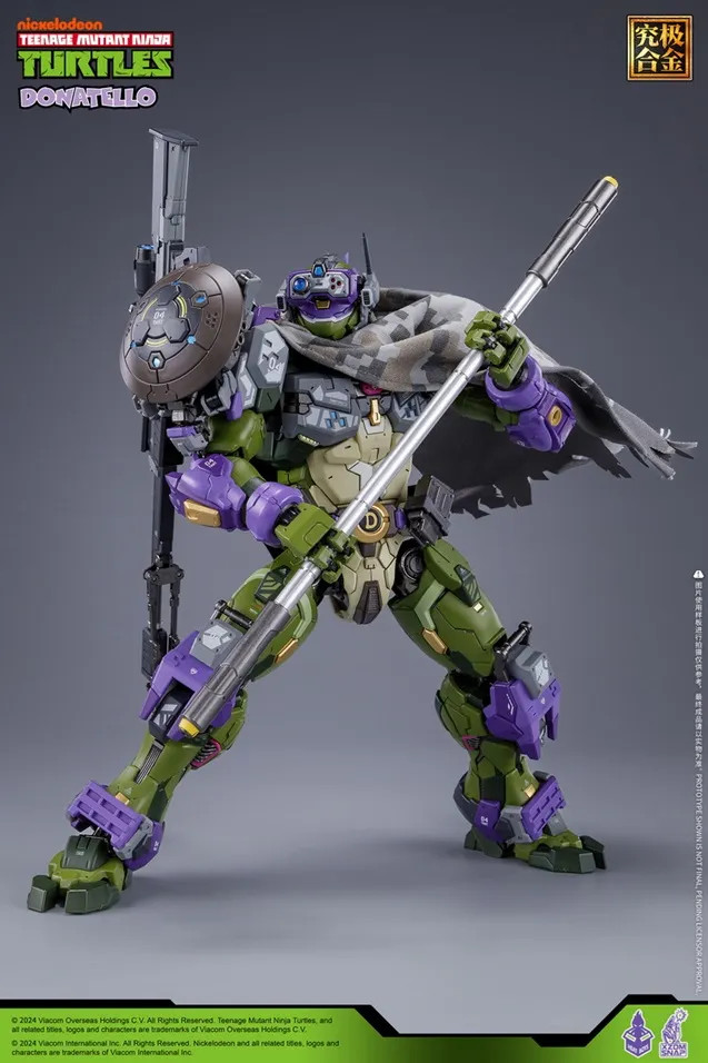 HeatBoys TMNT Donatello Alloy Mecha Figure HB0015
