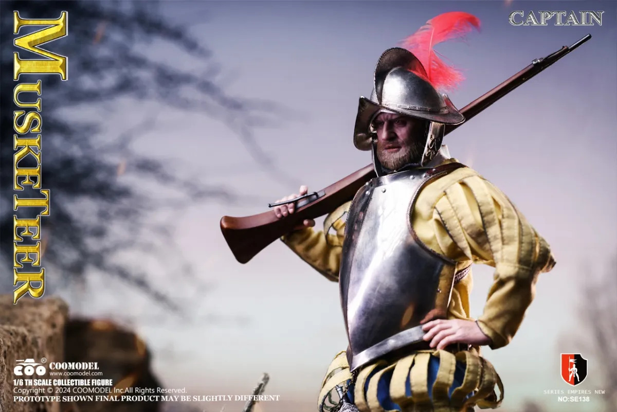 COOModel Spanish Conquistador Musketeer Sergeant SE138
