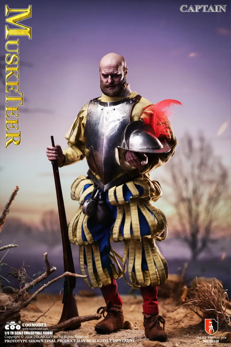 COOModel Spanish Conquistador Musketeer Sergeant SE138